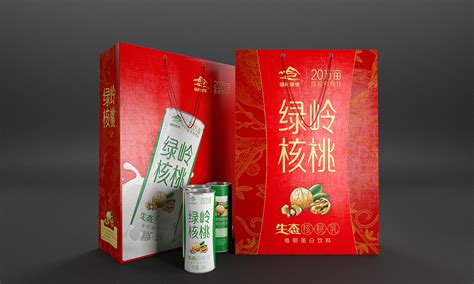 绿岭核桃生态核桃乳徐桂亮品牌设计 设计之家