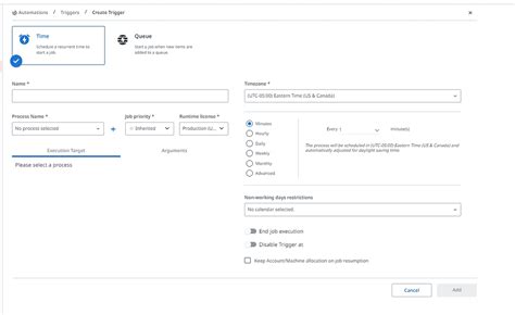 orchestrator how to schedule jobs using triggers orchestrator
