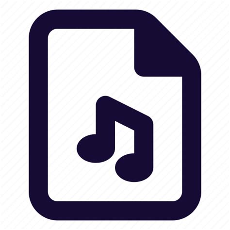 File Music Icon Download On Iconfinder On Iconfinder