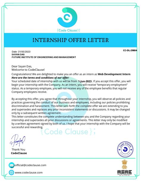sayan das on linkedin connections webdeveloper intern codeclause opportunity internship2023