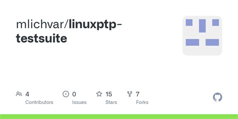 Github Mlichvarlinuxptp Testsuite