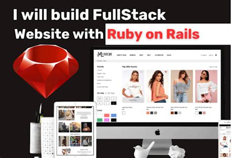 create a website using ruby on rails javascript css html python by