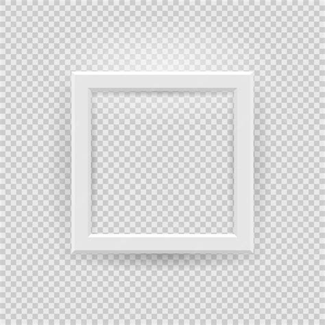프레젠테이션은 투명한 배경에 그림자가 있는 정사각형 그림 프레임 디자인을 설정합니다 3d 보드 배너 스탠드는 격리된 깨끗한 빈 테이블에 있습니다 프리미엄 벡터