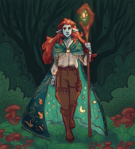 [art] Ilana The Firbolg Druid R Dnd