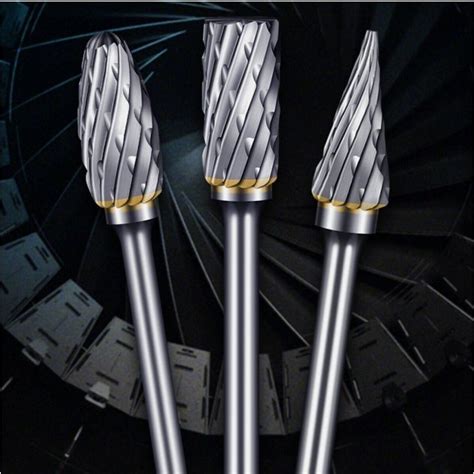 Carbide Burr Set Compatible With Dremel Milwaukee 18 Shank 10pcs