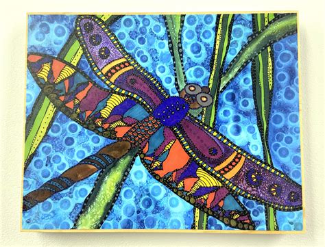 Pretty Dragonfly Art