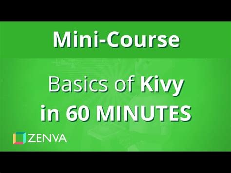 Kivy Basics in 60 MINUTES 第一工科大学陳研究室