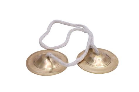 Cymbals Manjira Brass Handicraft Classical Indian Musical Instrument