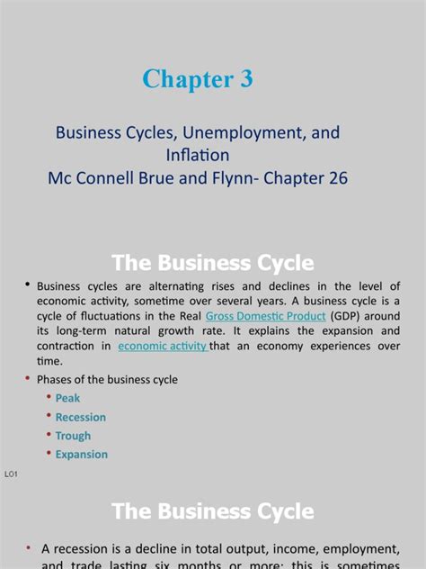 Business Cycles Unemployment And Inflation Mc Connell Brue And Flynn Chapter 26 Pdf