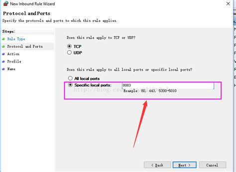 配置端口入站规则 源码巴士