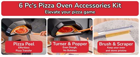 Senwosa Premium Pizza Oven Accessories Kit 6 Piece Set