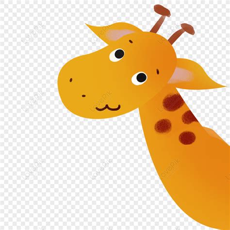 귀여운 기린 만화 Png 일러스트 무료 다운로드 Lovepik