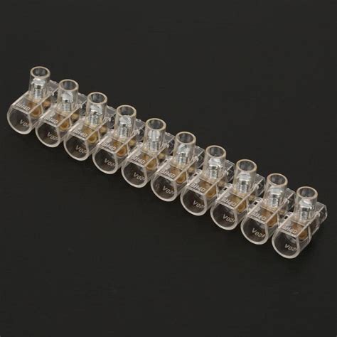 Buy Wire Connection Connector Strip Barrier Electrical Screw Connector Terminal Blocks Wire