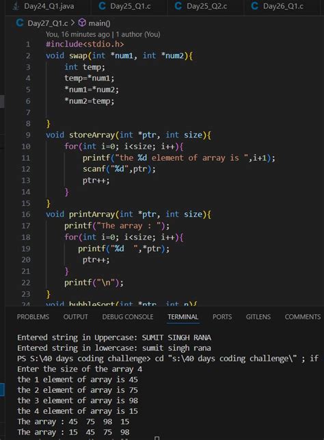 Sumit Singh Rana On Linkedin 40daysofcoding