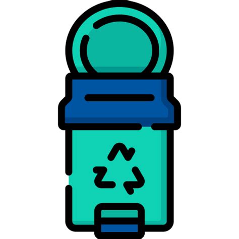 Trash Bin Special Lineal Color Icon