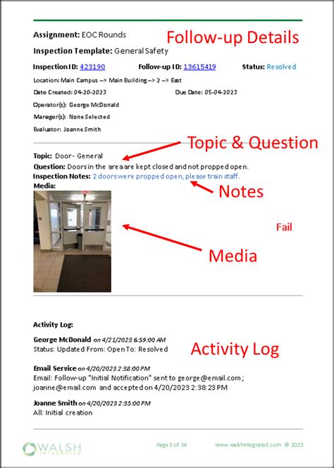 How To Generate A Detailed Follow Up Report In Word Format Walsh