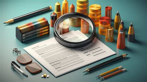 3d Minimal File Management Concept Emphasizing Data Analysis Checklist Research Premium Ai