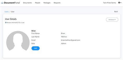 User Details Document Portal Llc