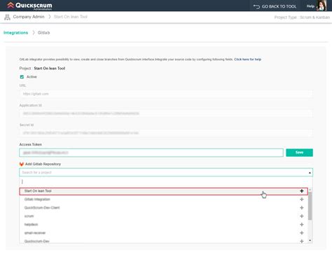 Gitlab Integration Quickscrum