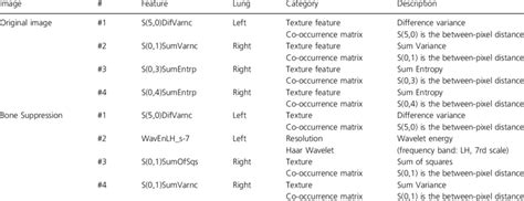 Radiomic Features Selected By The Least Absolute Shrinkage And