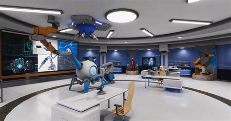 Robotic Laboratory 3d Sci Fi Unity Asset Store