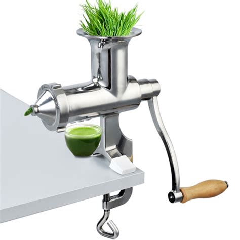Vevor Manuelle Entsafter Weizengras Saftpresse Squeezer Obst Gemüse