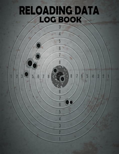 Reloading Data Log Book Ammo Reloading Log Sheets To Track And Record Ammunition