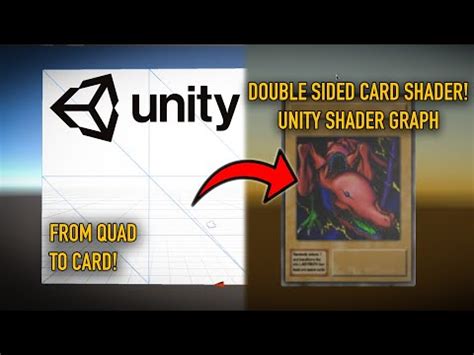 Making Double Sided Card Shader With Unity Shader Graph YouTube Unity Unity Tutorials