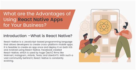 What Are The Advantages Of Using React Native Apps For Your Business Infographic