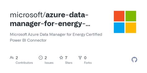 Github Microsoftazure Data Manager For Energy Power Bi Connector Microsoft Azure Data