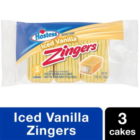 Hostess® Vanilla Zingers 3 81 Oz Frys Food Stores