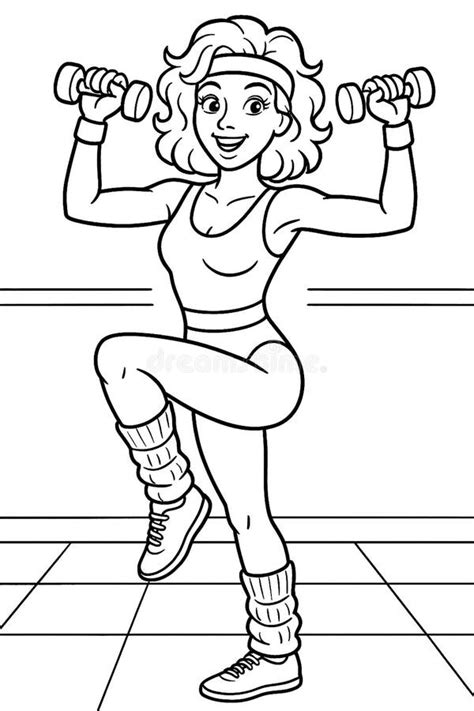 Fitness Coloring Sheets 2025
