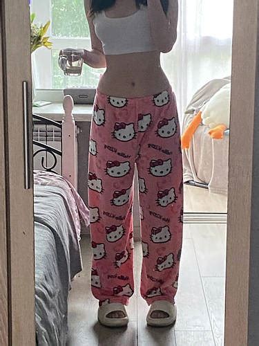 Плюшевые Штаны Hello Kitty в Розовом Цвете Штаны Хелоу Кити Розовые Id 2321874399 цена 595