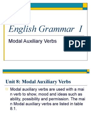 Materi 3 Modals Auxiliaries Pdf Grammatical Tense Verb Artofit