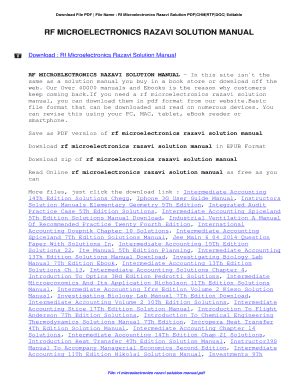 Razavi Microelectronics Rd Pdf Fill Online Printable Fillable Blank PdfFiller