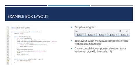 Presentasi Latihan Pemrograman Java Gui Menggunakan Swing Pptx