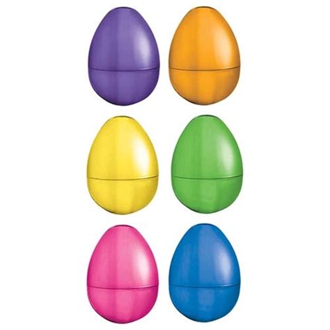 4 Large Fillable Easter Eggs 6ct Party Adventure