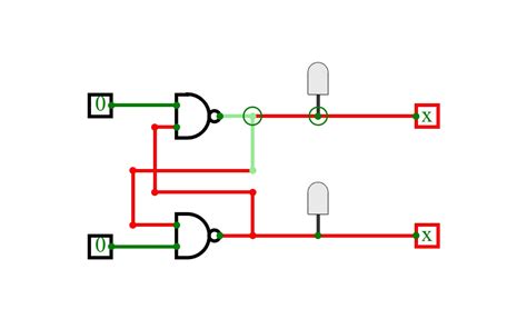 Circuitverse Sr Latch Using Nand Gate