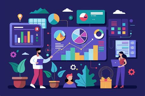 two individuals analyze data with charts while engaging in a detailed