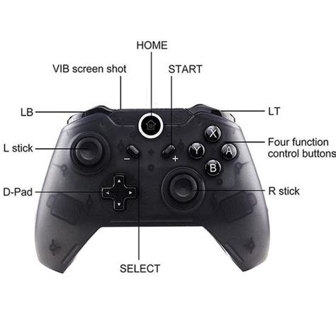 Wireless Gamepad Game Joystick Controller For Nintendo Switch Pro Host Bluetooth Controller