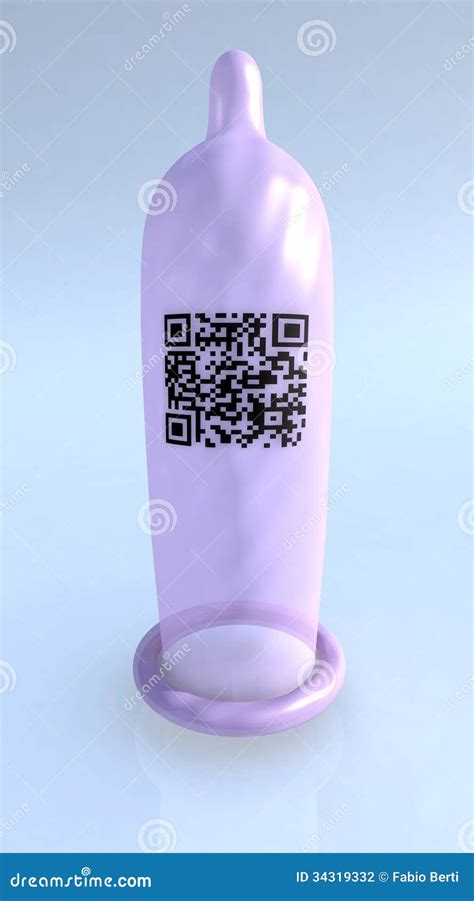 Condom With Qr Code Stock Illustration Illustration Of Business