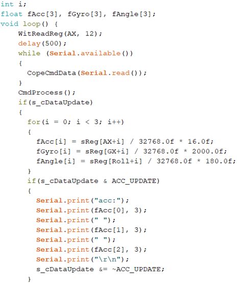 Arduino Sdk Quick Start Witmotion Sdk