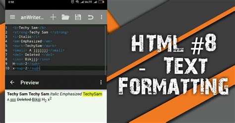 Html 8 Html Text Formatting Uses And How To Use
