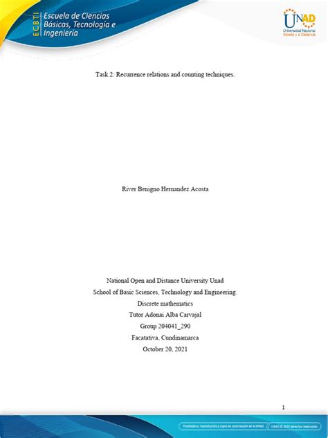 Discrete Mathematics Homework 2 Recurrence Relations Pdf