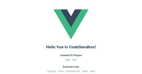 Vue Examples Codesandbox