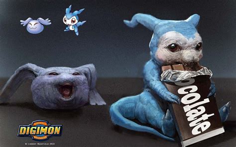 Digimon Demiveemon And Pagumon Digimon Digimon Digital Monsters