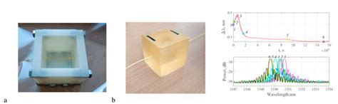 A Mold For Creation The Samples B Epoxy Sample With Embedded Fos