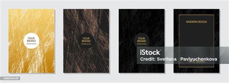 실제 추상 커버 디자인 세트 기하학적 배경 선과 균열 패턴 황금 대리석 그런지 질감 수직 템플릿 브로셔를 위한 디자인 아이디어