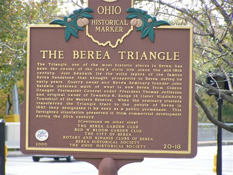20 18 The Berea Triangle Remarkable Ohio
