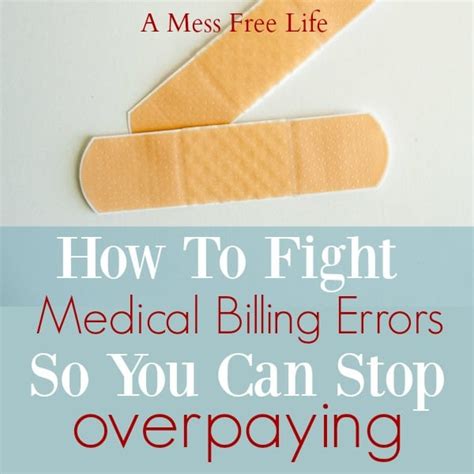 Common Medical Billing Errors And How To Spot Them A Mess Free Life